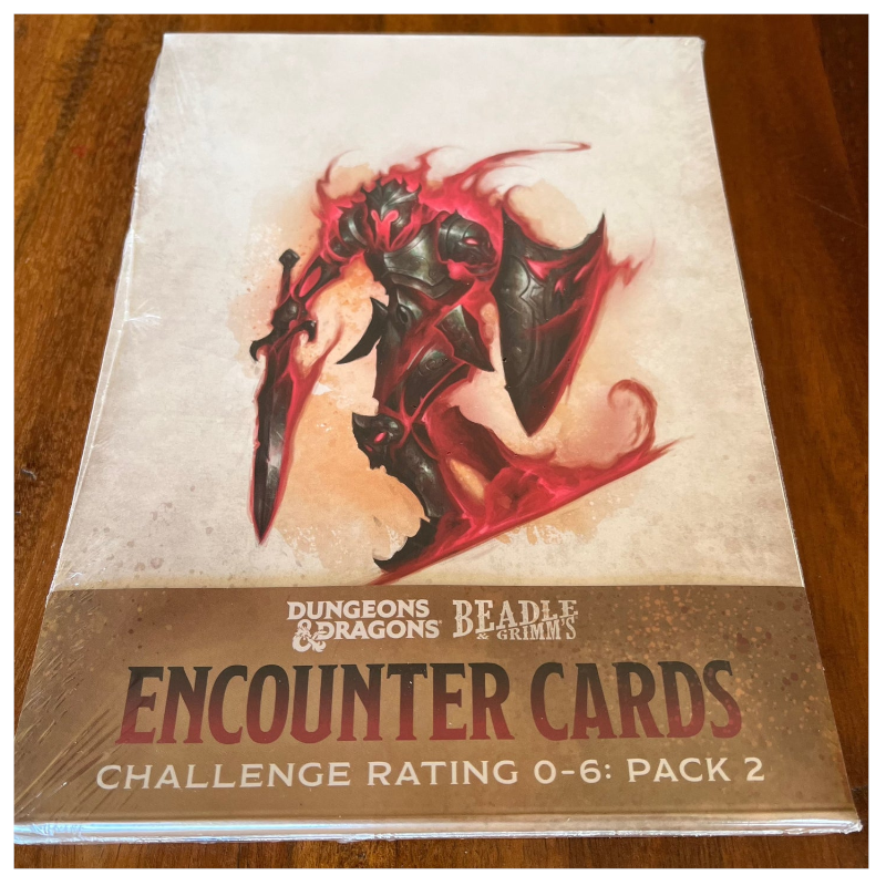 D&D 5e - Encounter Cards - Challenge Rating 0-6 Pack 2 - Discount Games Inc