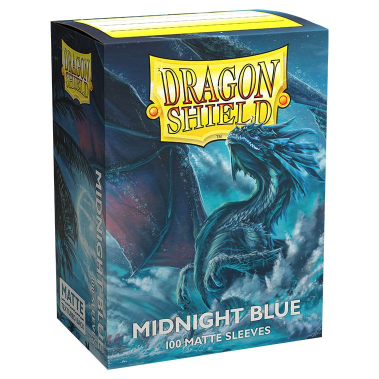 Dragon Shield: Card Sleeves - Matte (100) - Midnight Blue - Discount ...