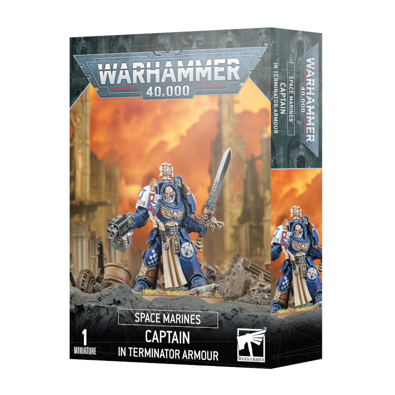 Warhammer 40K - Space Marines - Captain in Terminator Armour - Discount ...