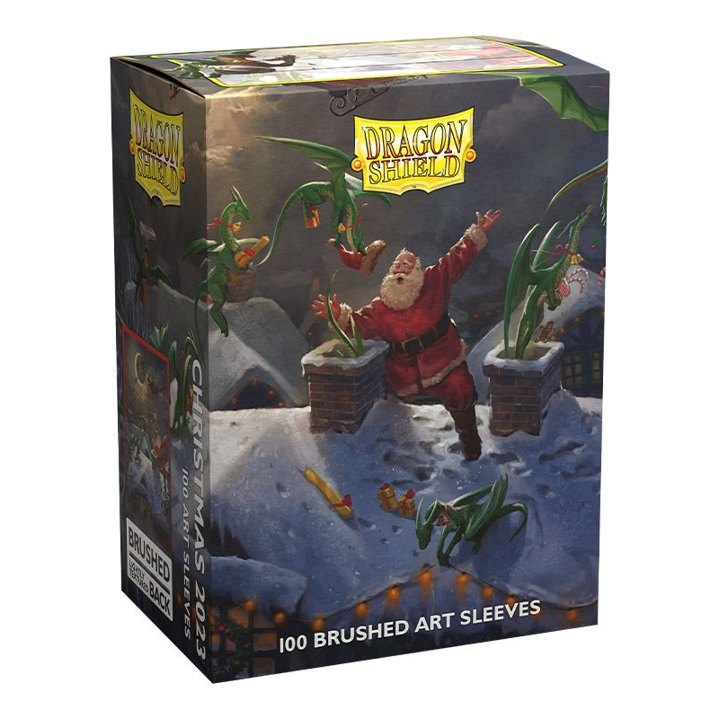 Dragon Shield - Art Sleeves - Christmas 2023 (100) - Discount Games Inc