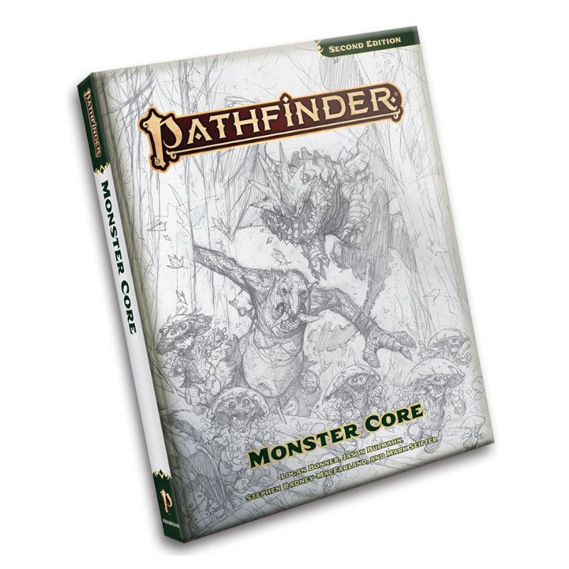 Pathfinder 2E - Monster Core Sketch Cover - Discount Games Inc