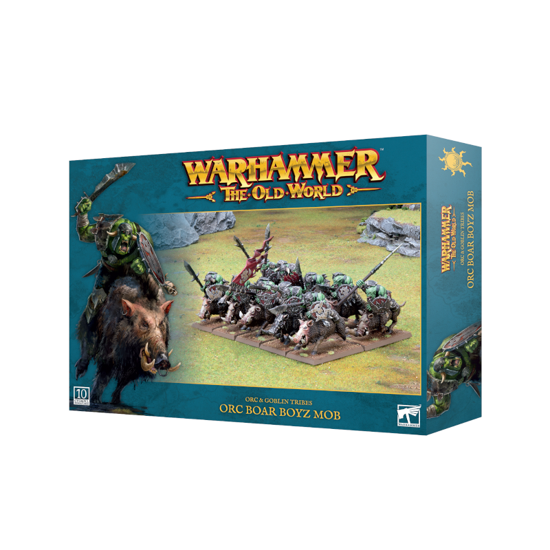 Warhammer: The Old World - Orc & Goblin Tribes - Orc Boar Boyz Mob ...