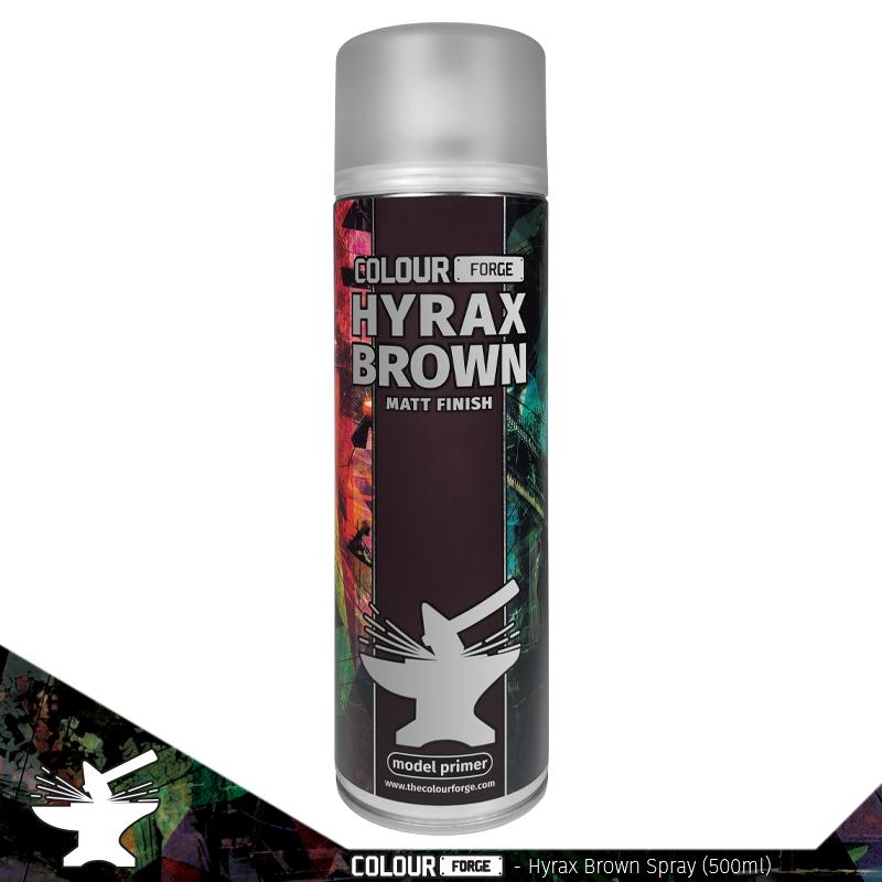 Colour Forge Spray Primer - Hyrax Brown (500 ml) - Discount Games Inc