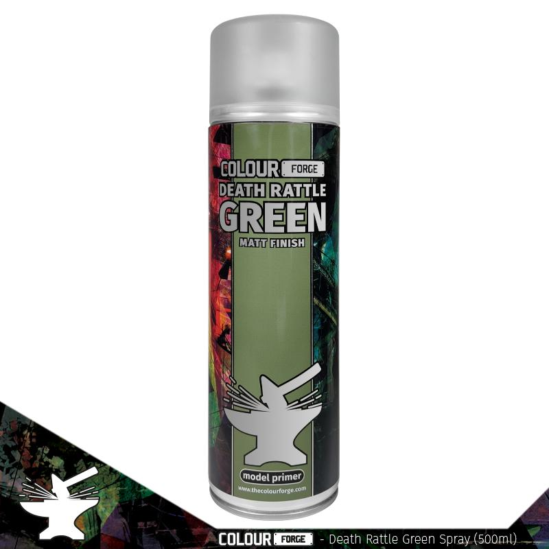 Colour Forge Spray Primer - Death Rattle Green (500 ml) - Discount ...