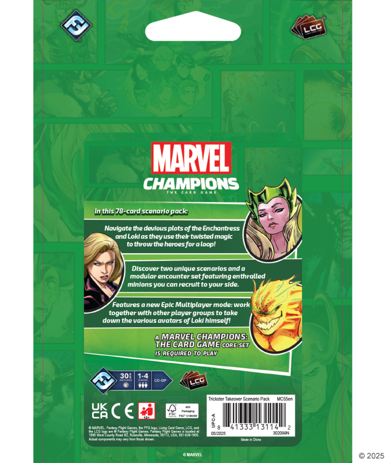 Marvel Champions: The Card Game - Trickster Takeover Scenario Pack ...