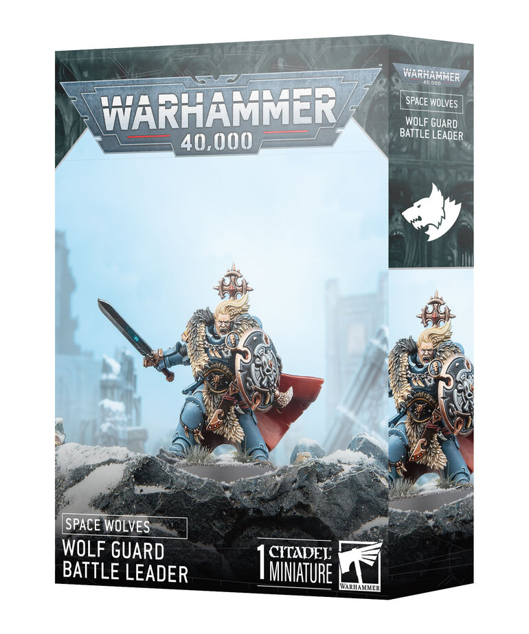 Warhammer 40K - Space Wolves - Wolf Guard Battle Leader - Discount ...