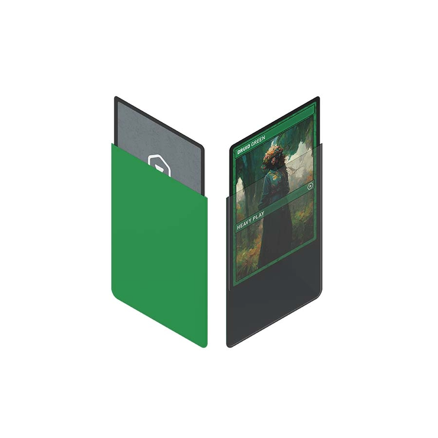 Heavy Play - Curv Sleeves - Standard 100 - Druid Green - Discount Games Inc