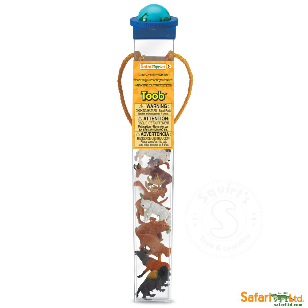 Safari Toob North American Wildlife - Squirt's Toys & Learning Co