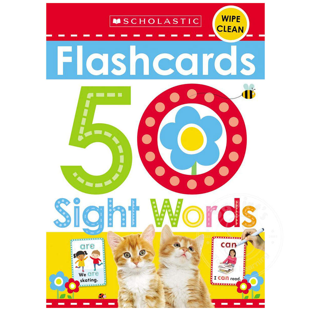 50 Sight Words Flashcards - Squirt's Toys & Learning Co