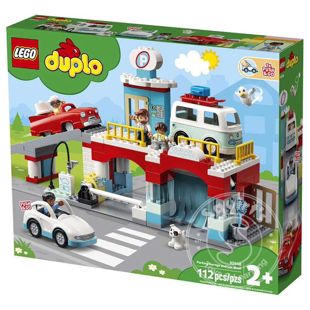 LEGO® DUPLO® Parking Garage and Car Wash - Squirt's Toys & Learning Co