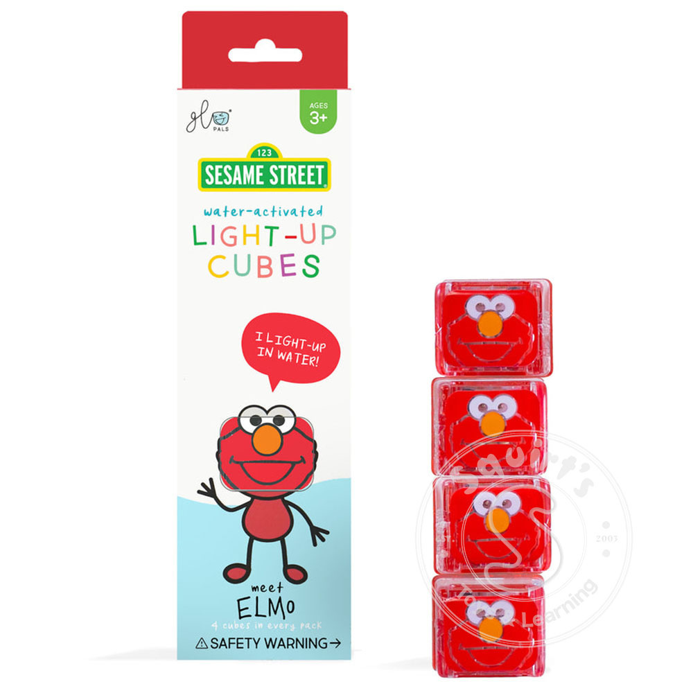 Glo Pals Sesame Street Elmo Light-Up Cubes - Squirt's Toys & Learning Co
