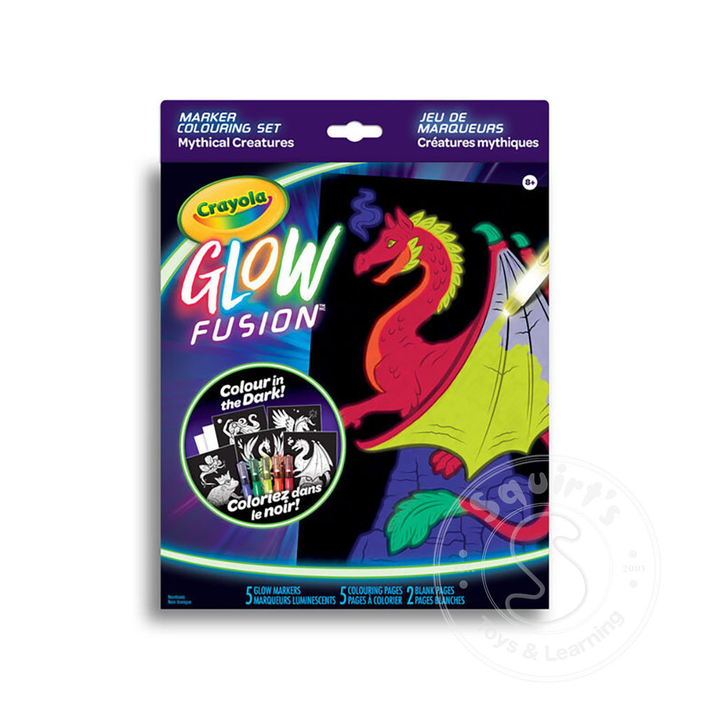 Crayola Glow Fusion: Mythical Creatures - Squirt's Toys & Learning Co