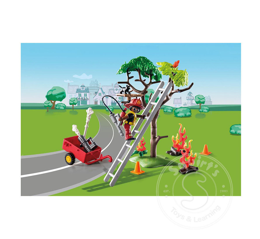 Playmobil Duck on Call: Fire Rescue Action: Cat Rescue - Squirt's Toys ...