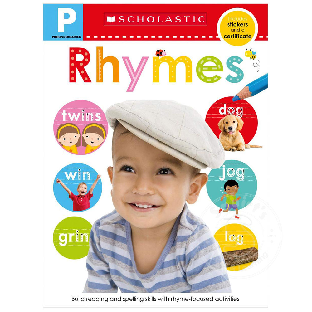 PreKindergarten: Rhymes Skills Workbook - Squirt's Toys & Learning Co