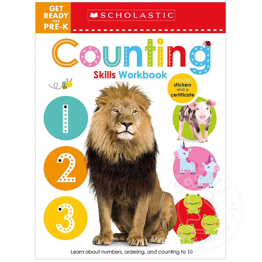 Get Ready for Pre-K: Counting Skills Workbook - Squirt's Toys & Learning Co