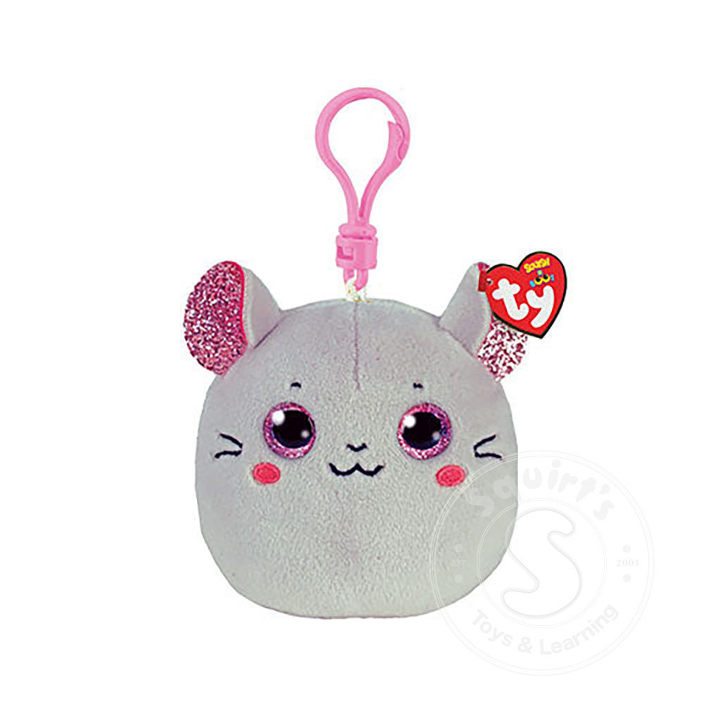 TY Beanie Babies Catnip Mouse Squish Clip - Squirt's Toys & Learning Co