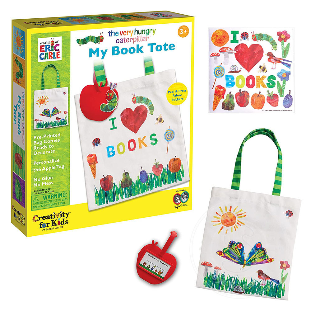 Creativity for Kids The Very Hungry Caterpillar My Book Tote - Squirt's ...