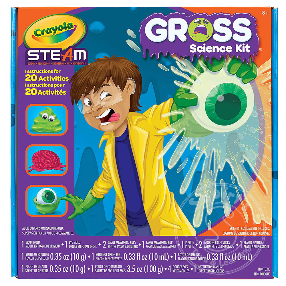 Crayola STEAM: Gross Science Lab - Squirt's Toys & Learning Co