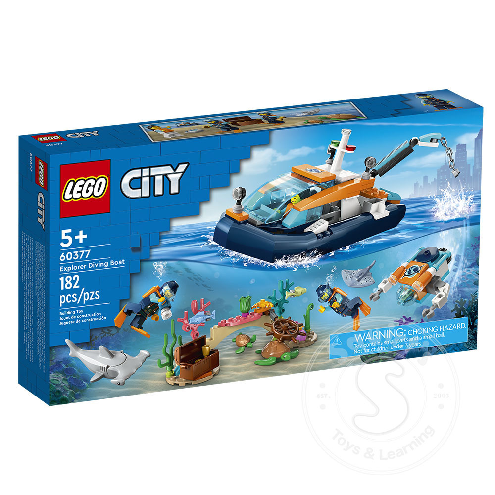 LEGO® City Explorer Diving Boat - Squirt's Toys & Learning Co