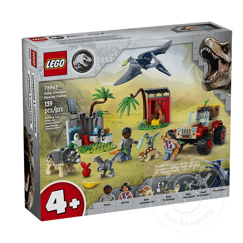 LEGO® Jurassic World: Baby Dinosaur Rescue Center - Squirt's Toys ...