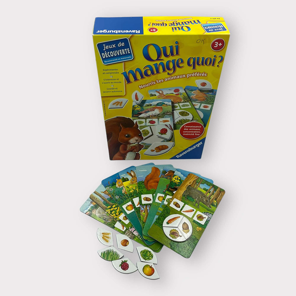 Qui mange quoi? - Squirt's Toys & Learning Co