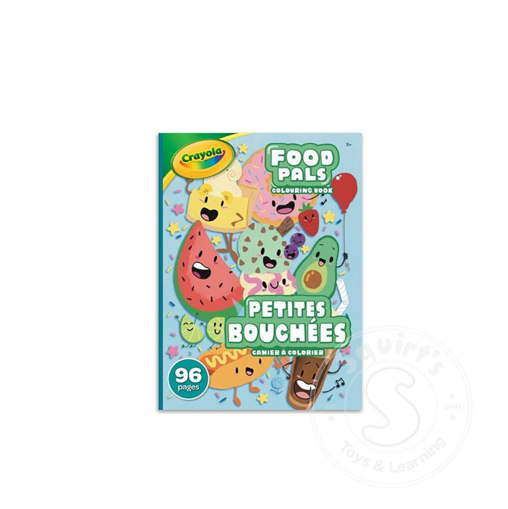 Crayola - Food Pals Colouring Book (96 pages) - Squirt's Toys & Learning Co