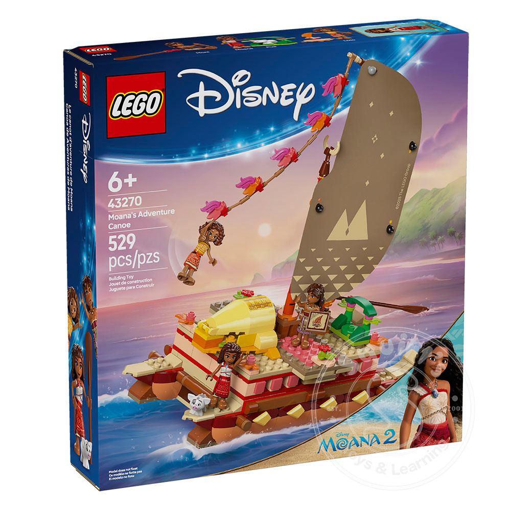 LEGO® Disney Moana's Moana's Adventure Canoe - Squirt's Toys & Learning Co