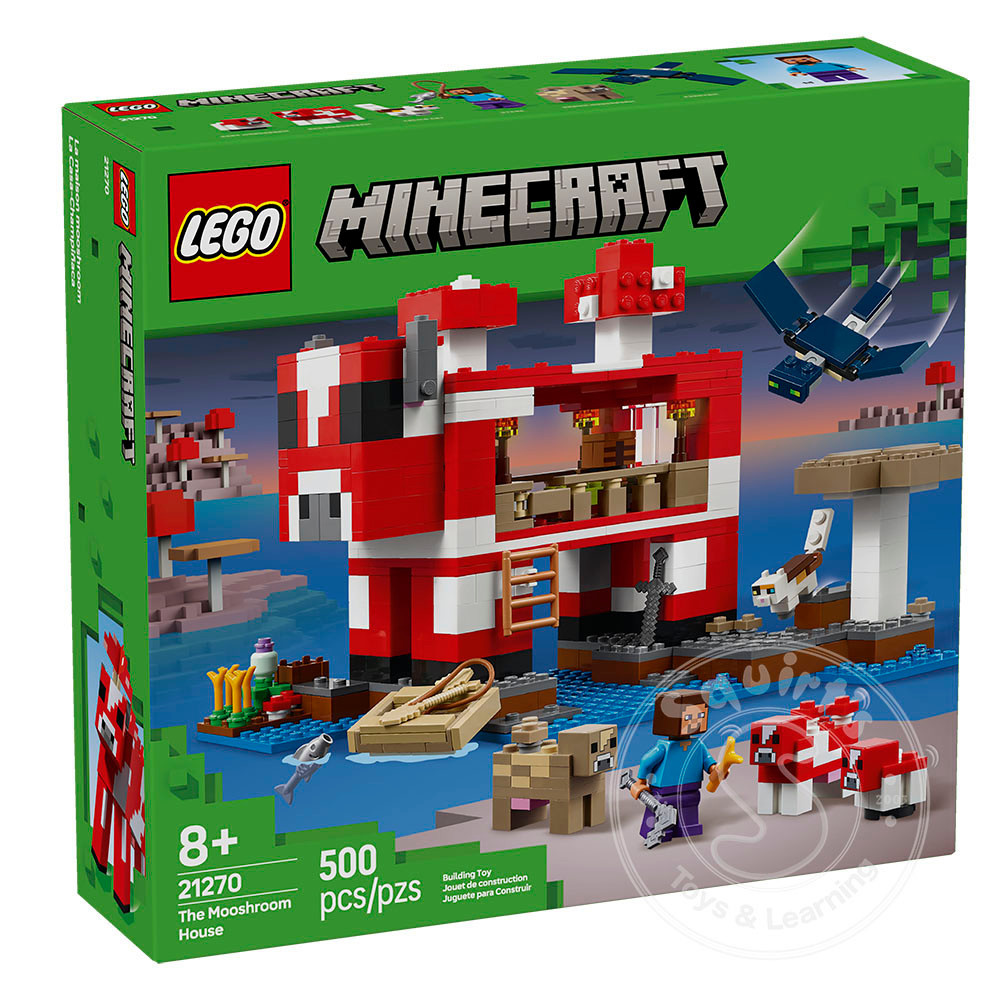 LEGO® Minecraft The Mooshroom House - Squirt's Toys & Learning Co