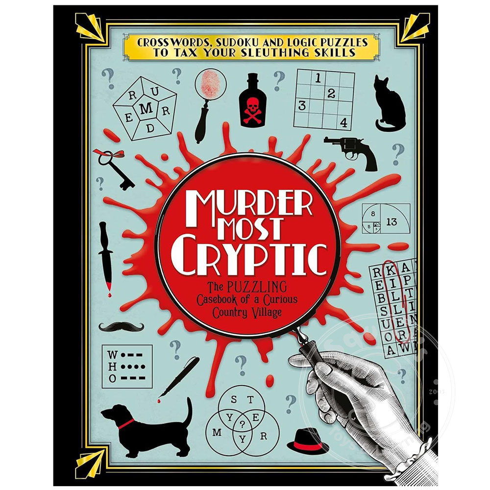 Murder Most Cryptic: Logic Puzzles - Squirt's Toys & Learning Co