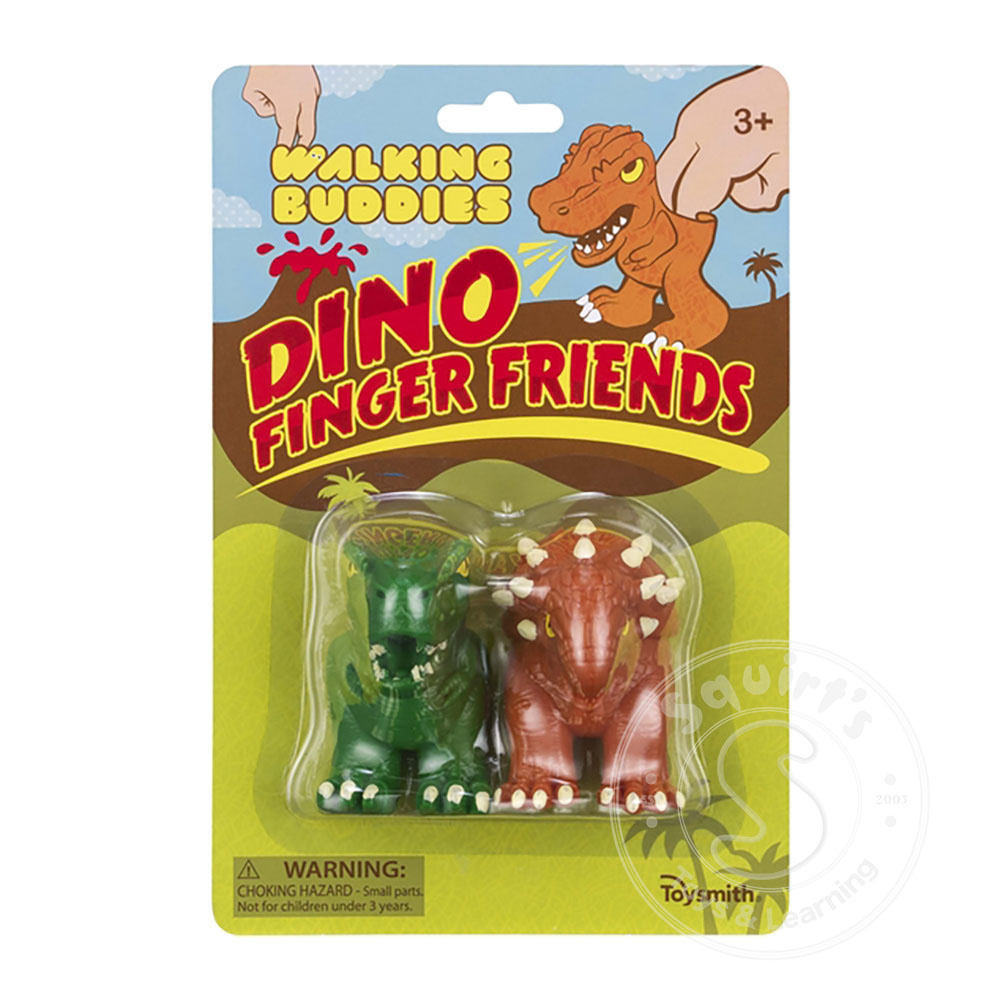 Walking Buddies - Dino Finger Puppets - Squirt's Toys & Learning Co