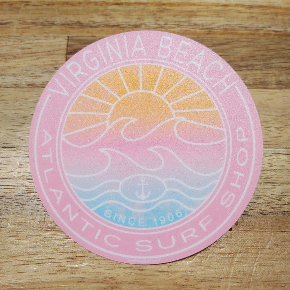 Wave Anchor - Atlantic Surf Shop Sticker - Atlantic Surf Shop