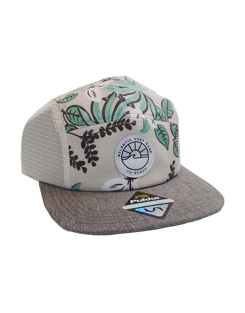 Atlantic Surf Shop Mesh Runner Hat Tropical Ivory - Atlantic Surf Shop