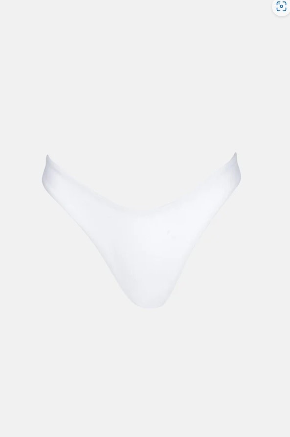 Rhythm Classic Hi Cut Bikini Pant White - Atlantic Surf Shop