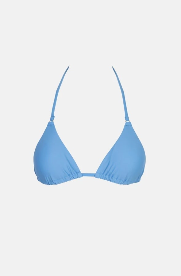 Rhythm Classic Slide Triangle Bikini Top Blue - Atlantic Surf Shop