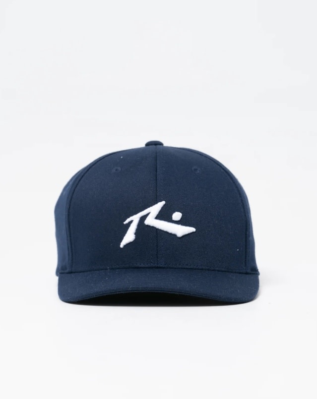 Rusty Chronic 4 Flexfit Cap Navy Blue - Atlantic Surf Shop