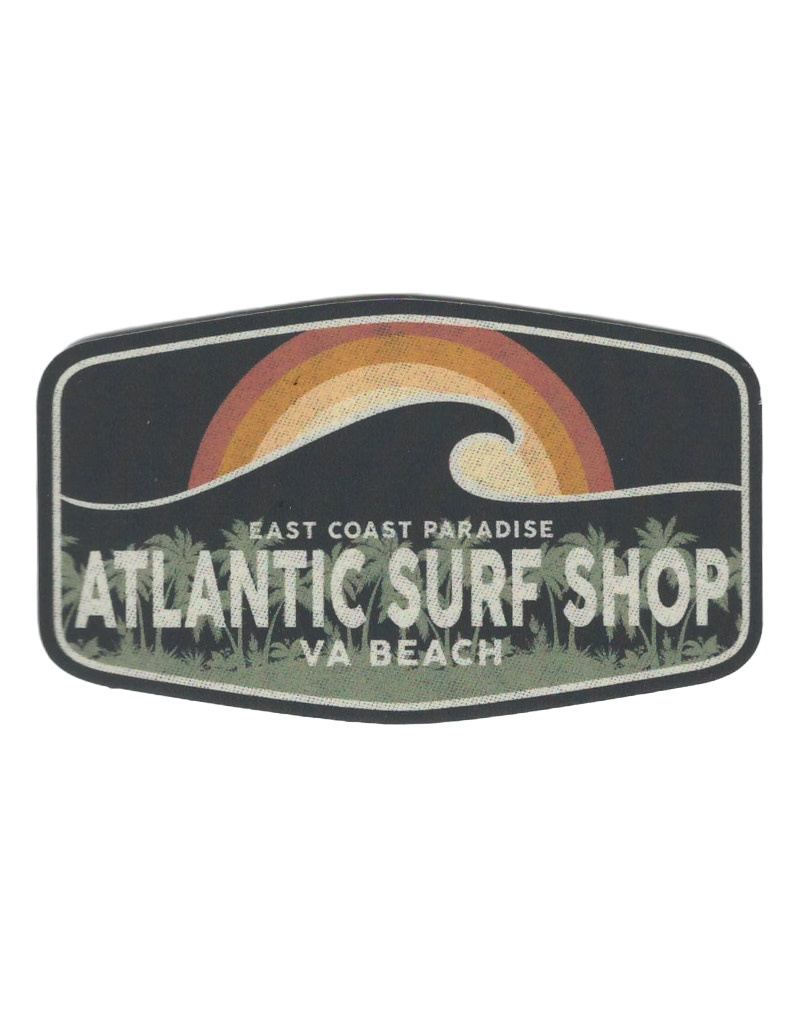 Atlantic Surf Coastal Palms Sticker - Atlantic Surf Shop