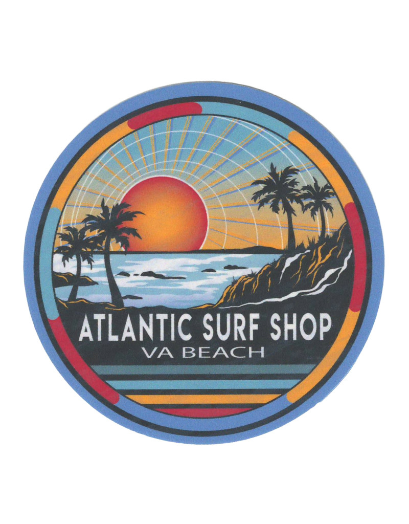 Atlantic Surf Navigator Sticker - Atlantic Surf Shop