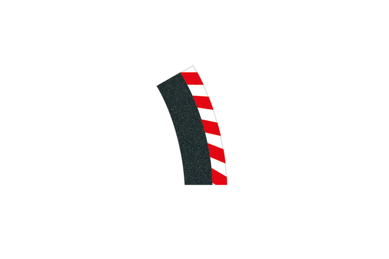 CAR20564 Outside shoulder high banked curve 1/30 (6), end piece (2 ...