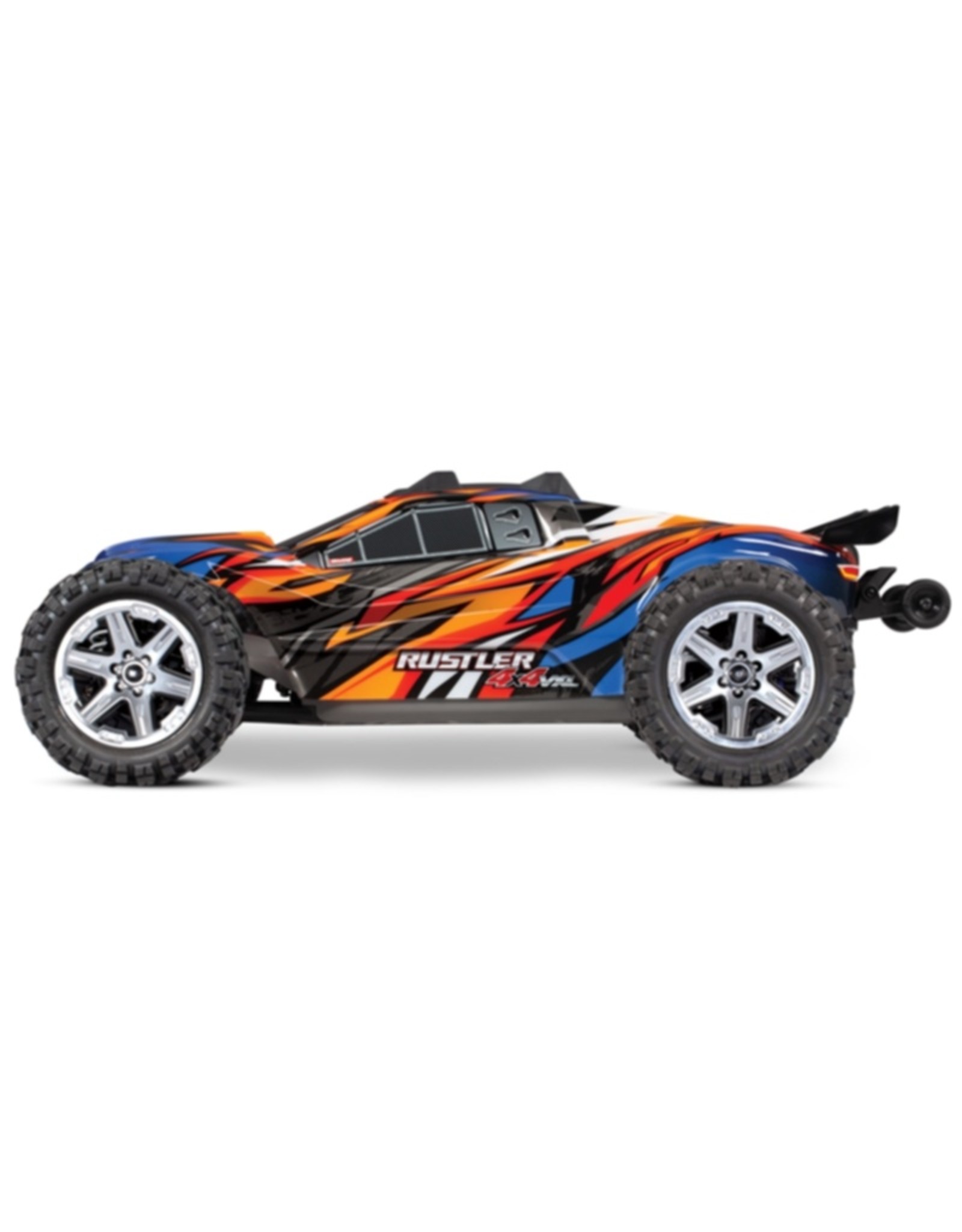 tra67076-4 orange RUSTLER 4X4 VXL - ORNG, BLUE - HobbyQuarters