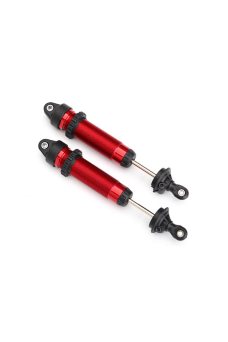 TRA8460R SHOCK GTR 139MM THREADED RED - HobbyQuarters