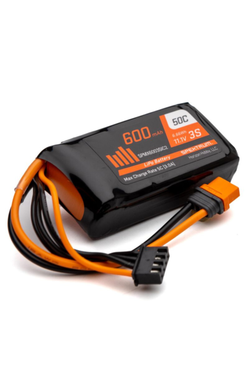 SPMX6003SIC2 600mAh 3S 11.1V 50C LiPo Battery; IC2 - HobbyQuarters