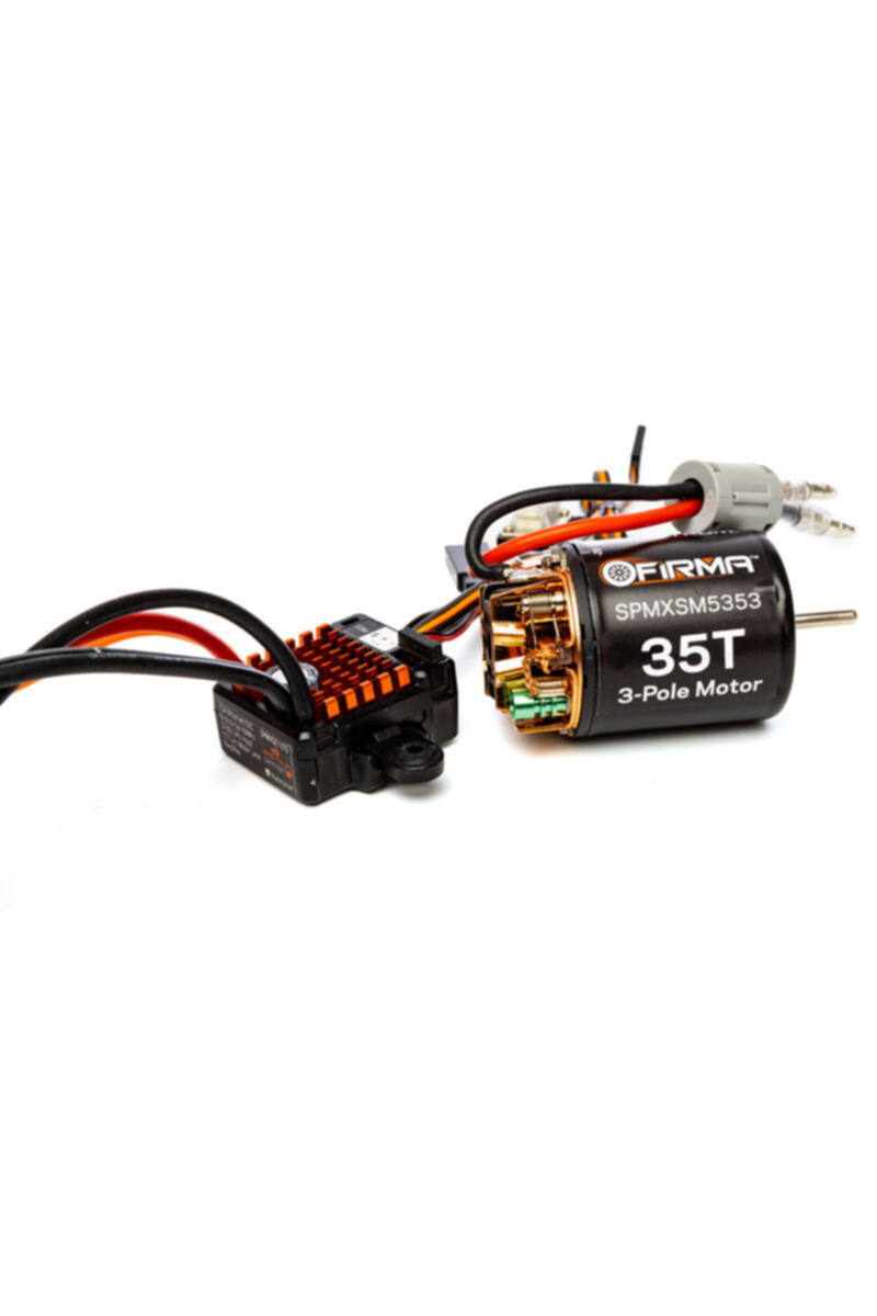 SPMXSEMC12 FIRMA 70A BR Smart ESC/35T Brushed Motor Combo - HobbyQuarters