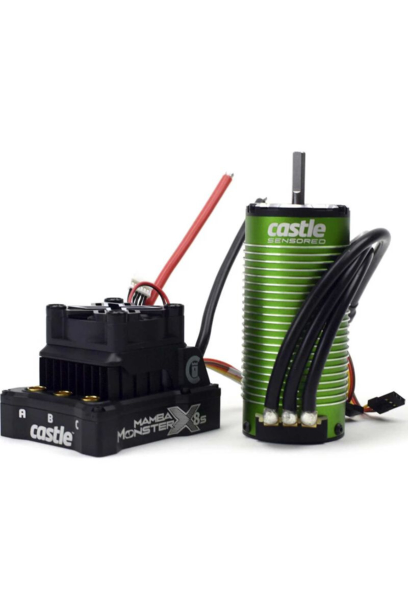 CSE010016504 Mamba Monster X 8S ESC/Motor Combo w/1520 Sensored Motor ...