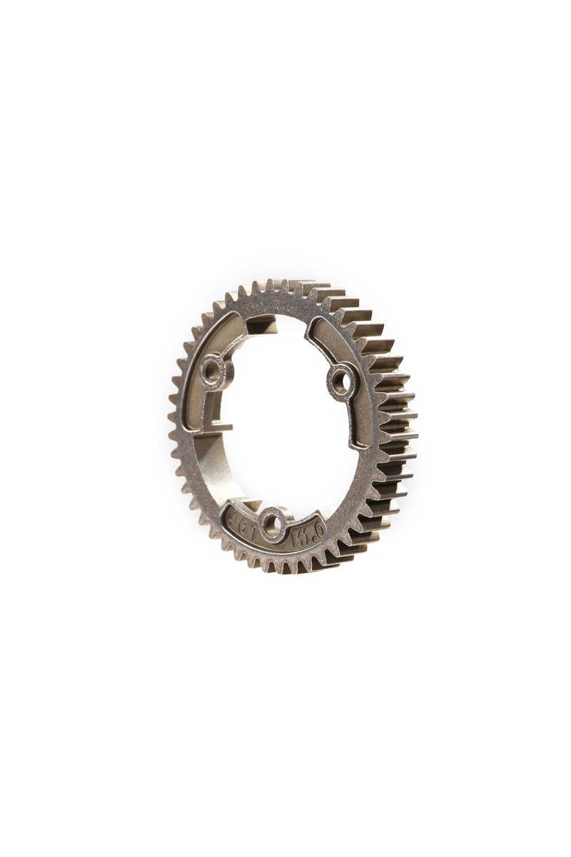 TRA6447R Spur gear, 46-tooth, steel (wide-face, 1.0 metric pitch ...