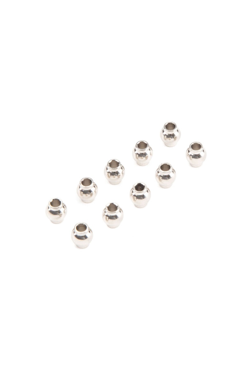 LOS234008 7mm Steel Pivot Ball Double Boss (10): Baja Rey - HobbyQuarters