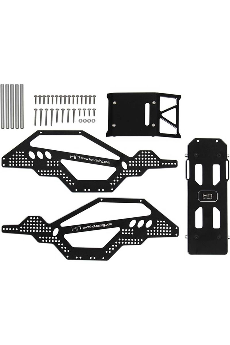 HRASXTF14RR01 Aluminum Rock Racer Conversion Chassis (Black ...