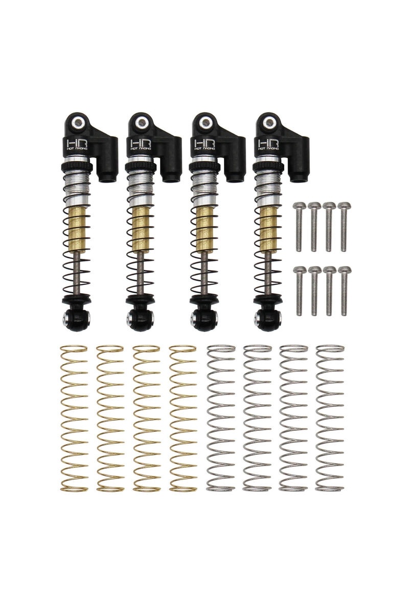HRASXTF485TR04 Aluminum Threaded Tele shock SCX24 - HobbyQuarters