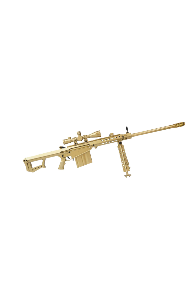 GG-50GOLD .50cal Model - Gold 1:3 Scale Miniature - HobbyQuarters