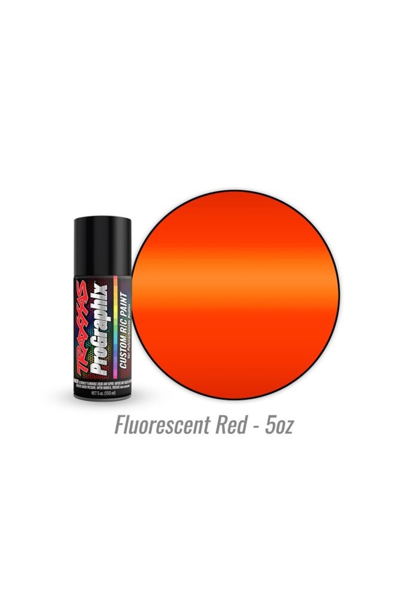 TRA5067 BODY PAINT, FLUOR. RED 5OZ - HobbyQuarters