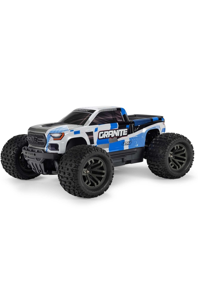 ARA4202V4T2 1/10 GRANITE MEGA 665 4X4 RTR Brushed Monster Truck, Blue ...